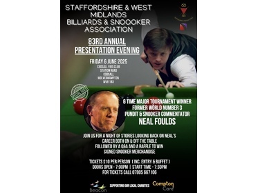 STAFFORDSHIRE & WEST MIDLANDS BILLIARDS & SNOOKER ASSOCIATION - News